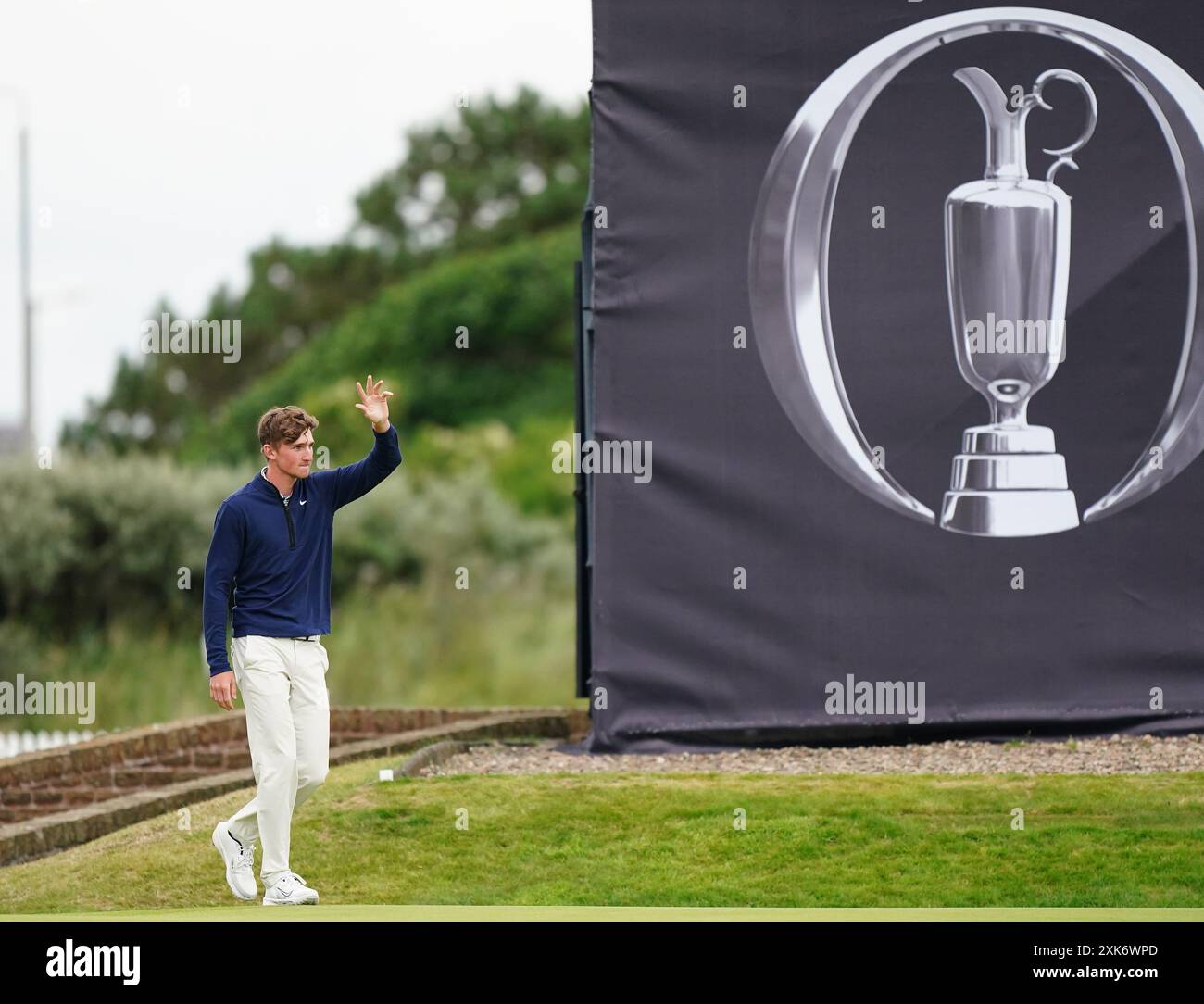 Scotland's Calum Scott who won the Silver Medal for top amateur walks ...