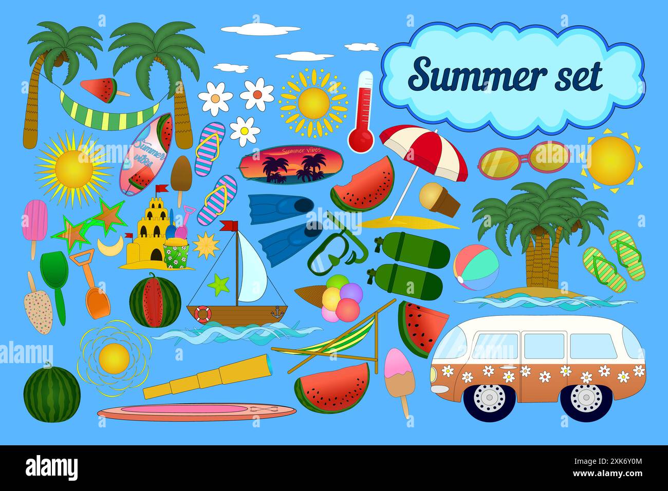 Playful sunshine designs Stock Vector Images - Alamy