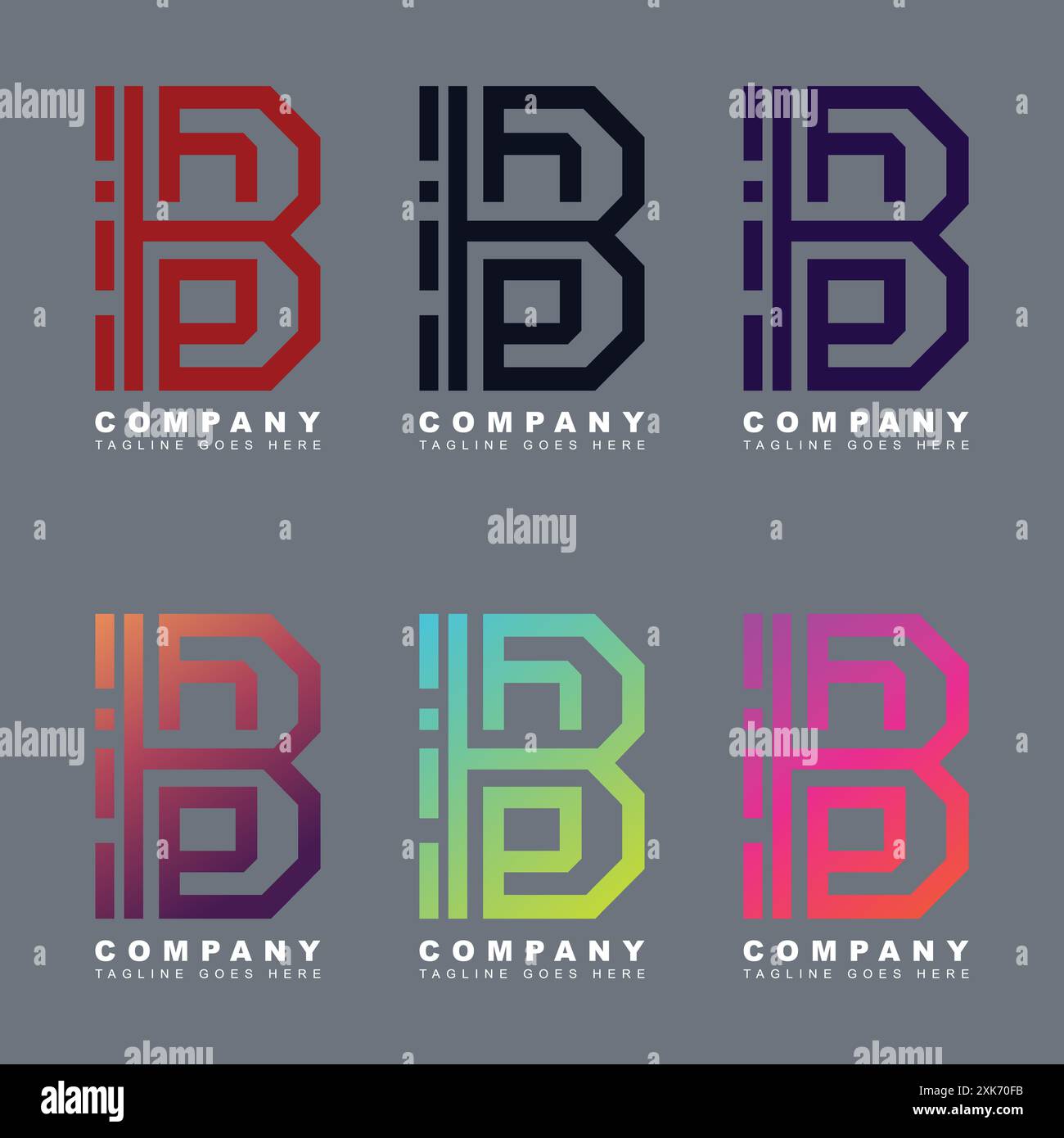 Letter B Logo vector design template Stock Vector Image & Art - Alamy
