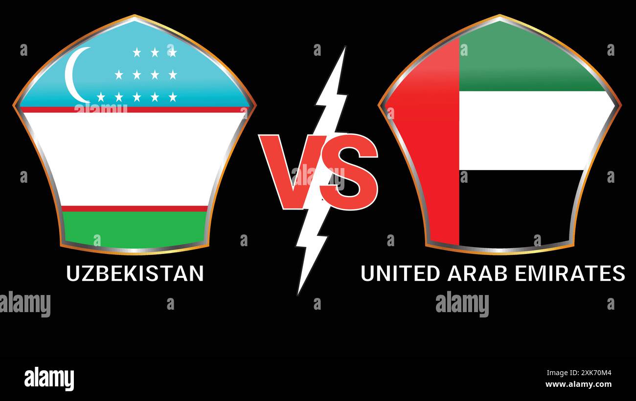 Uae vs uzbekistan Stock Vector Images - Alamy