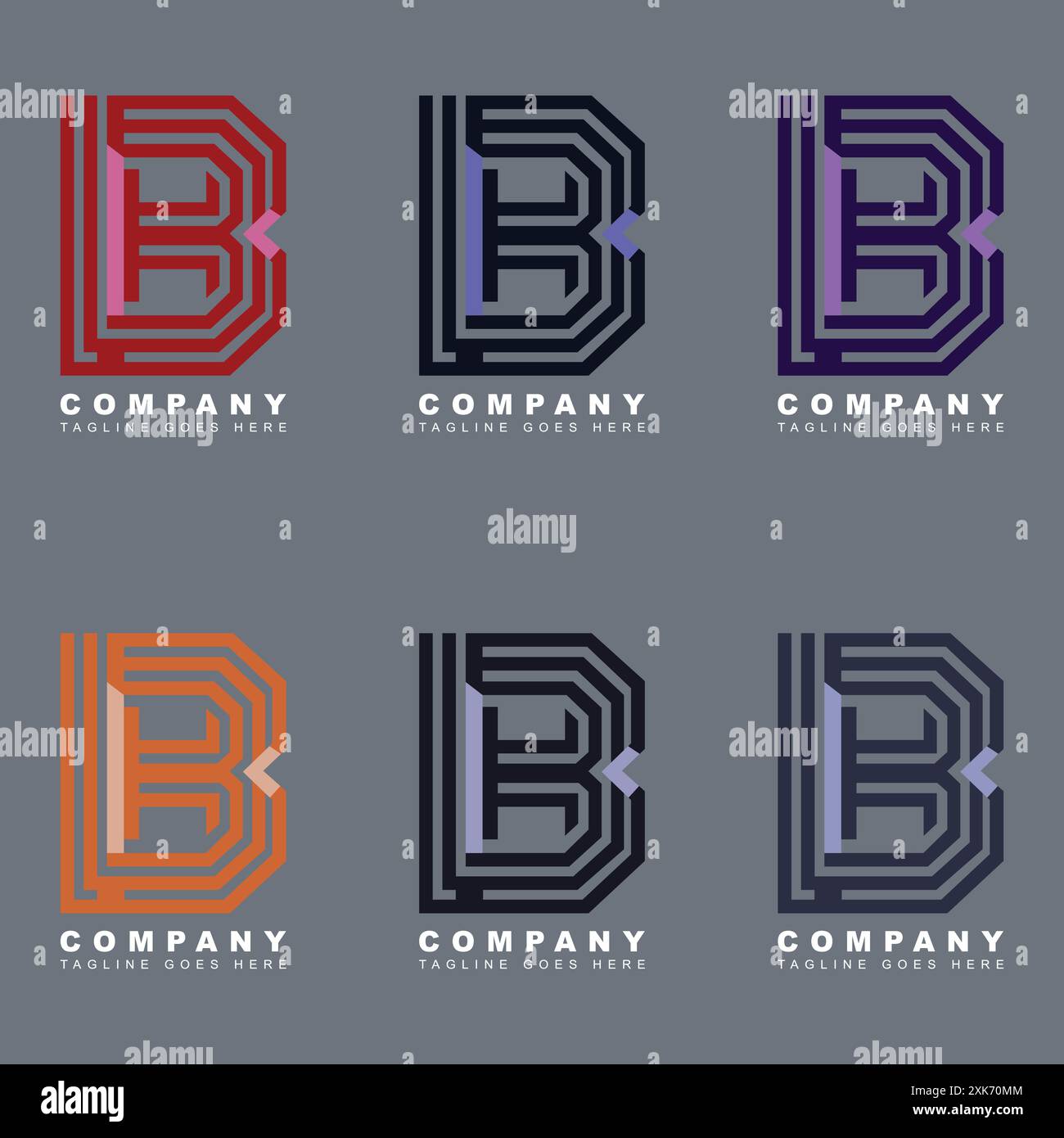Letter B Logo vector design template Stock Vector Image & Art - Alamy