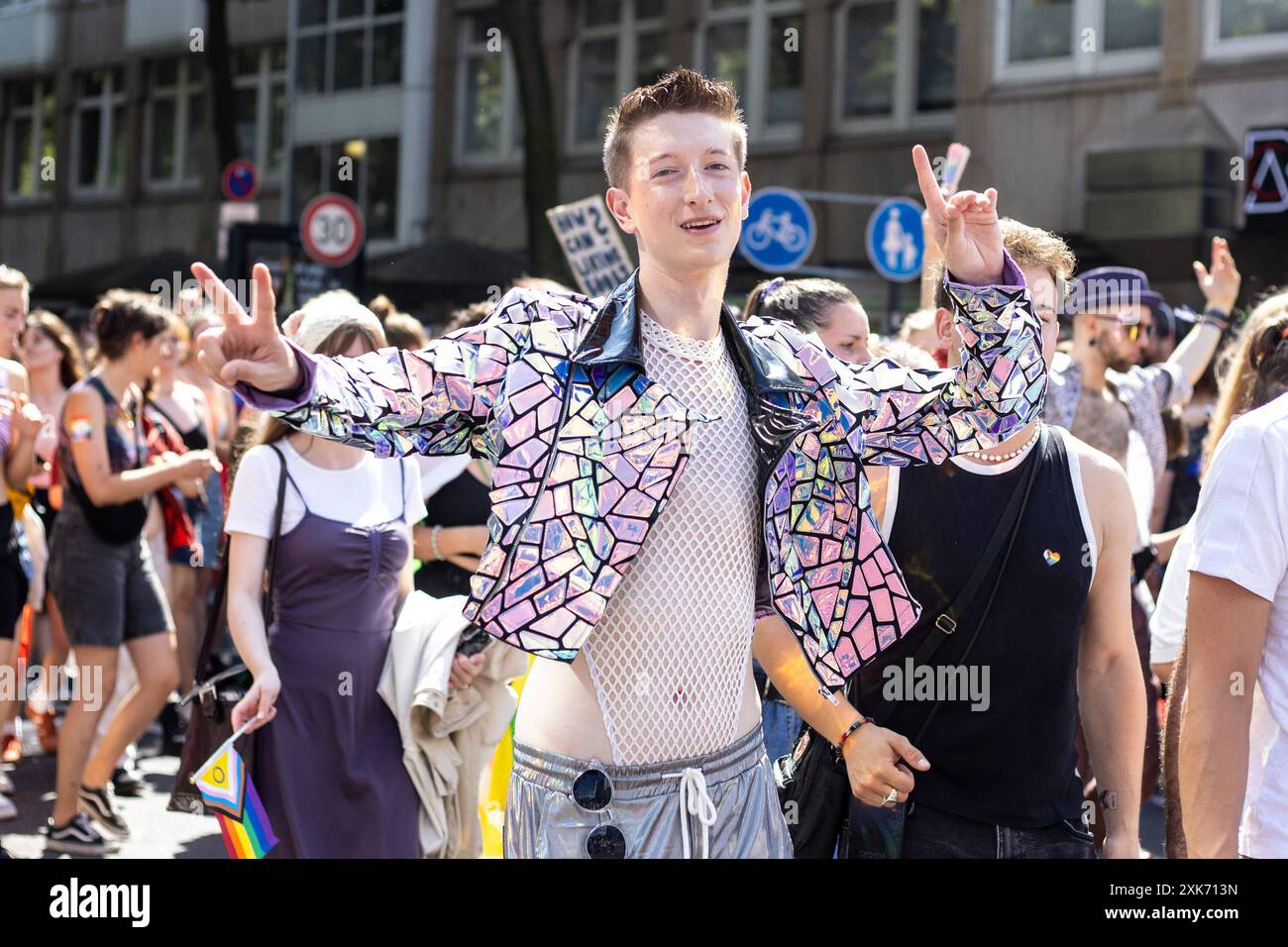 CSD 2024 3. Tag, Cologne Pride, Köln 20.07.2024 Teilnehmer bei dem CSD ...