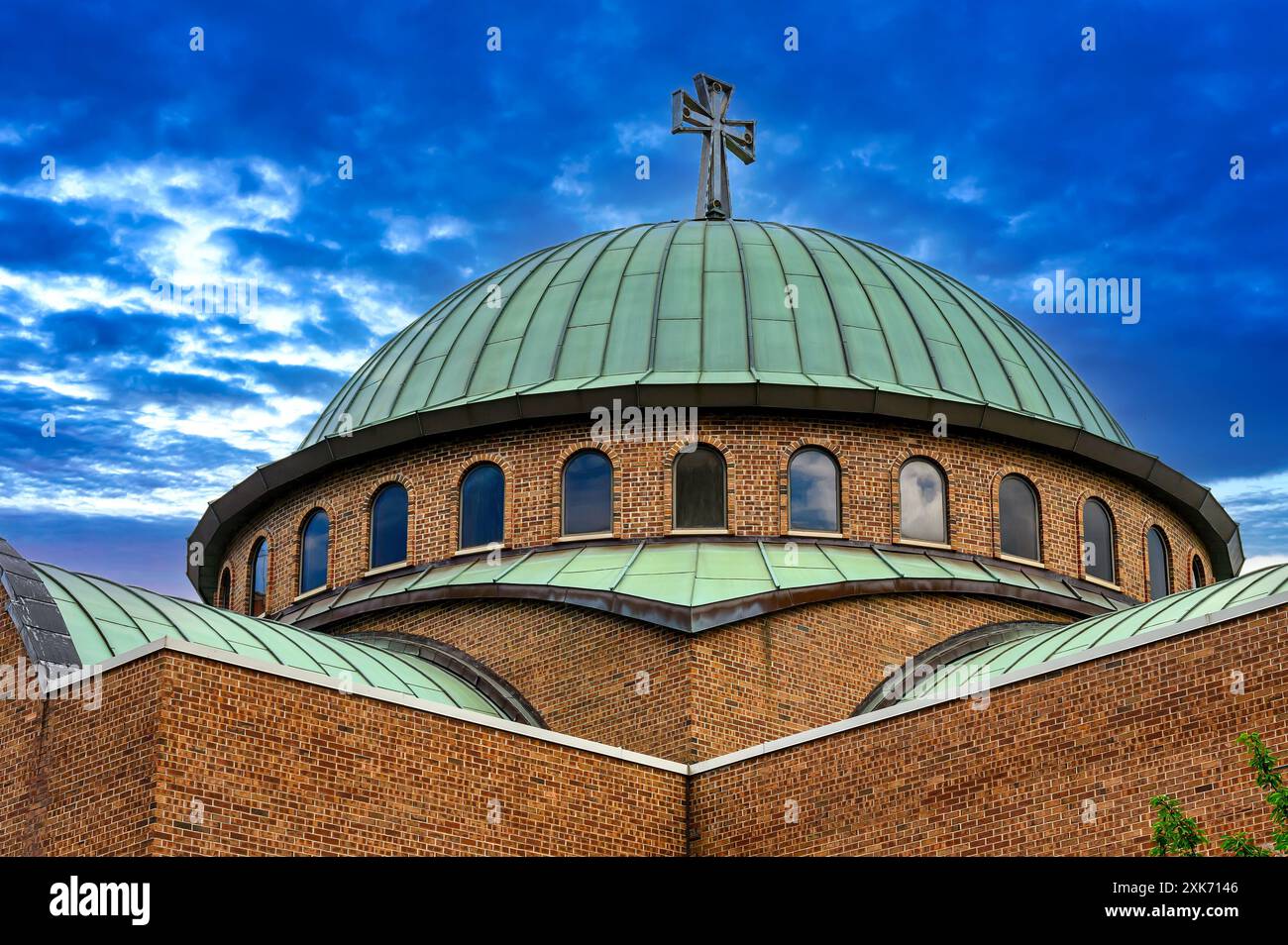 Old St. Mary's Catholic Church, Detroit, USA Stock Photo - Alamy