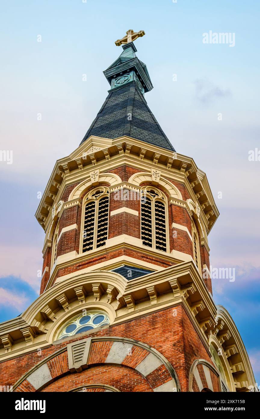 Old St. Mary's Catholic Church, Detroit, USA Stock Photo - Alamy