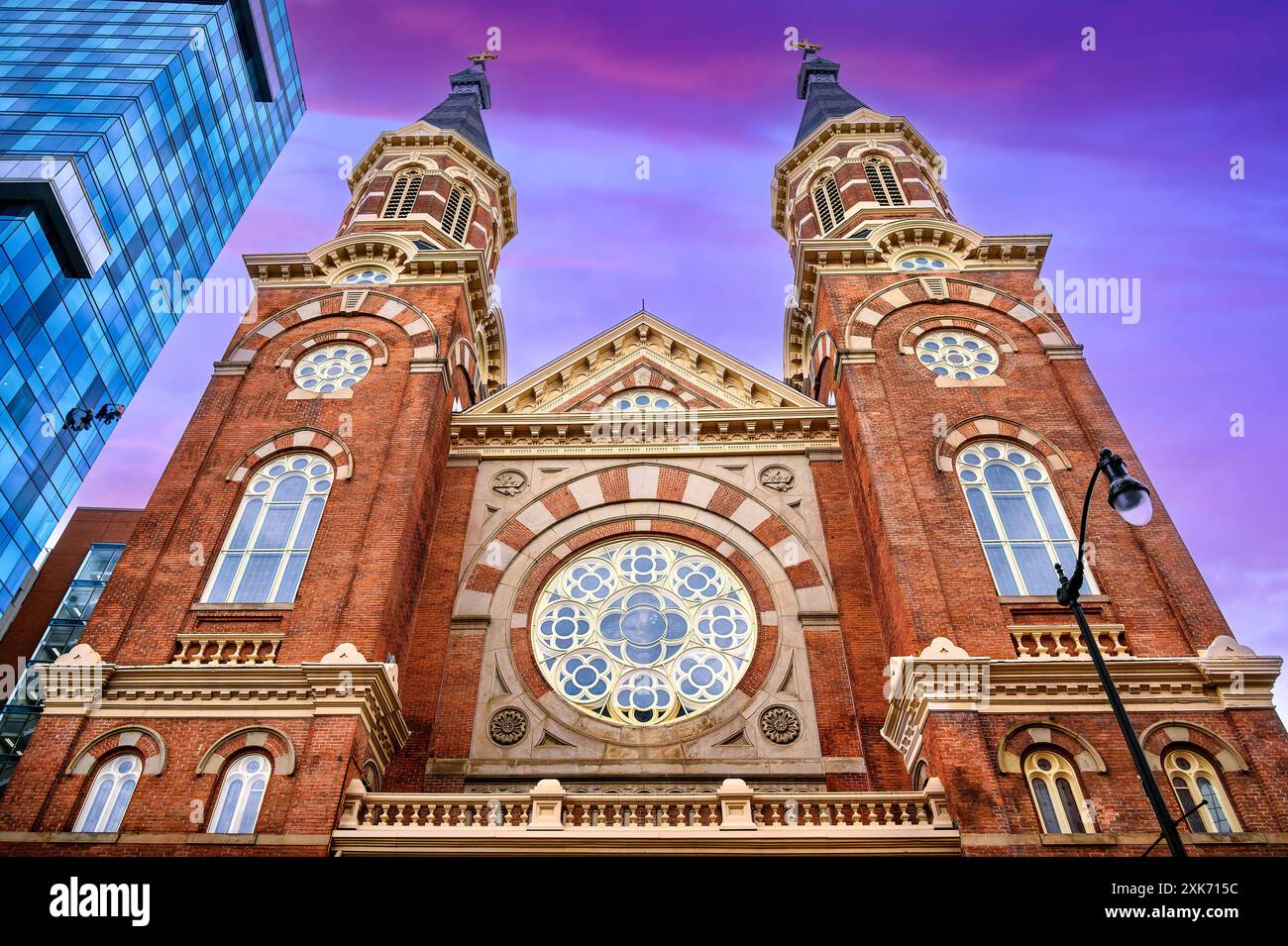 Old St. Mary's Catholic Church, Detroit, USA Stock Photo - Alamy