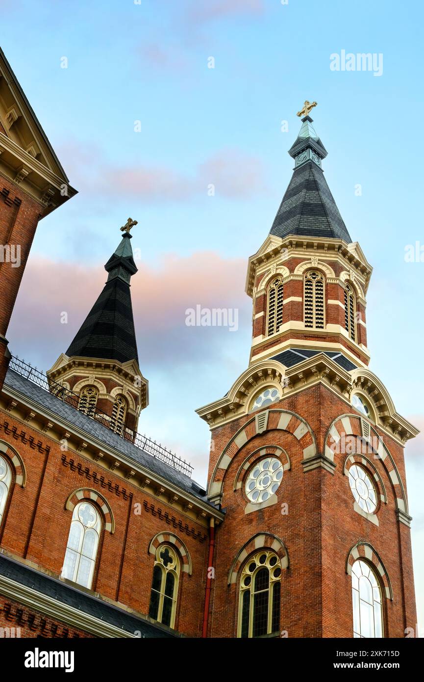 Old St. Mary's Catholic Church, Detroit, USA Stock Photo - Alamy