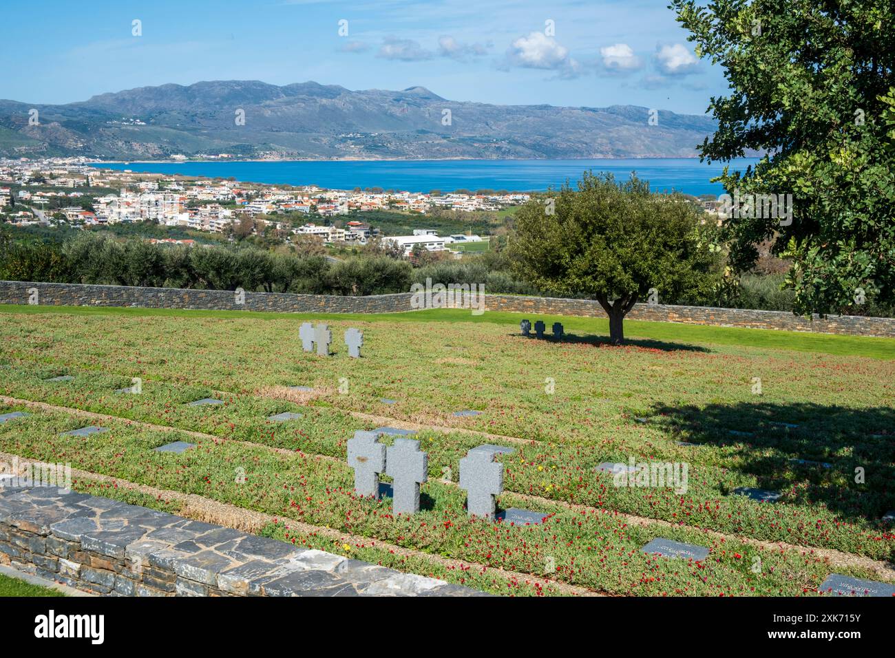 German war cemetery at Maleme in spring, Crete Stock Photo - Alamy