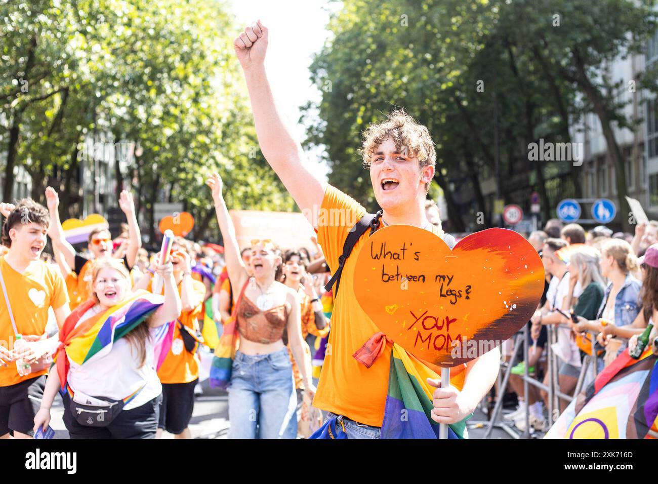 CSD 2024 3. Tag, Cologne Pride, Köln 20.07.2024 Teilnehmer bei dem CSD ...