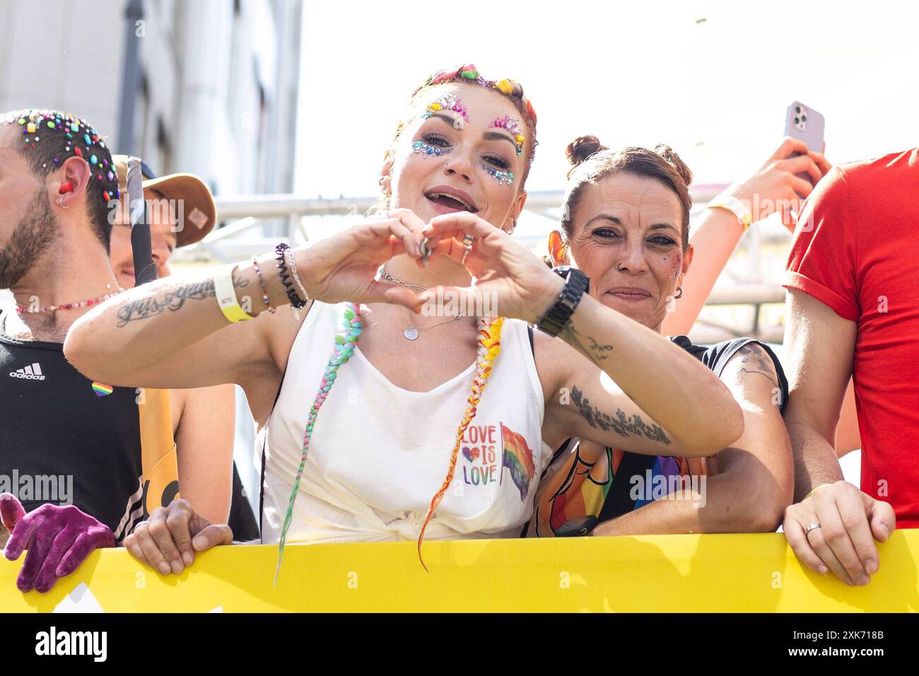 CSD 2024 3. Tag, Cologne Pride, Köln 20.07.2024 Teilnehmer bei dem CSD ...