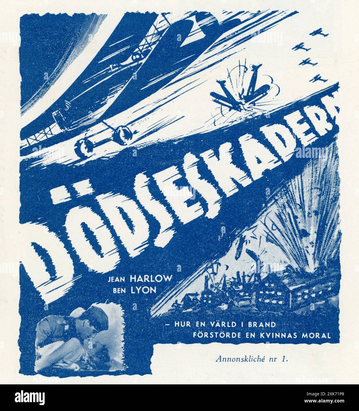 JEAN HARLOW and BEN LYON in HELL'S ANGELS 1930 directors HOWARD HUGHES ...