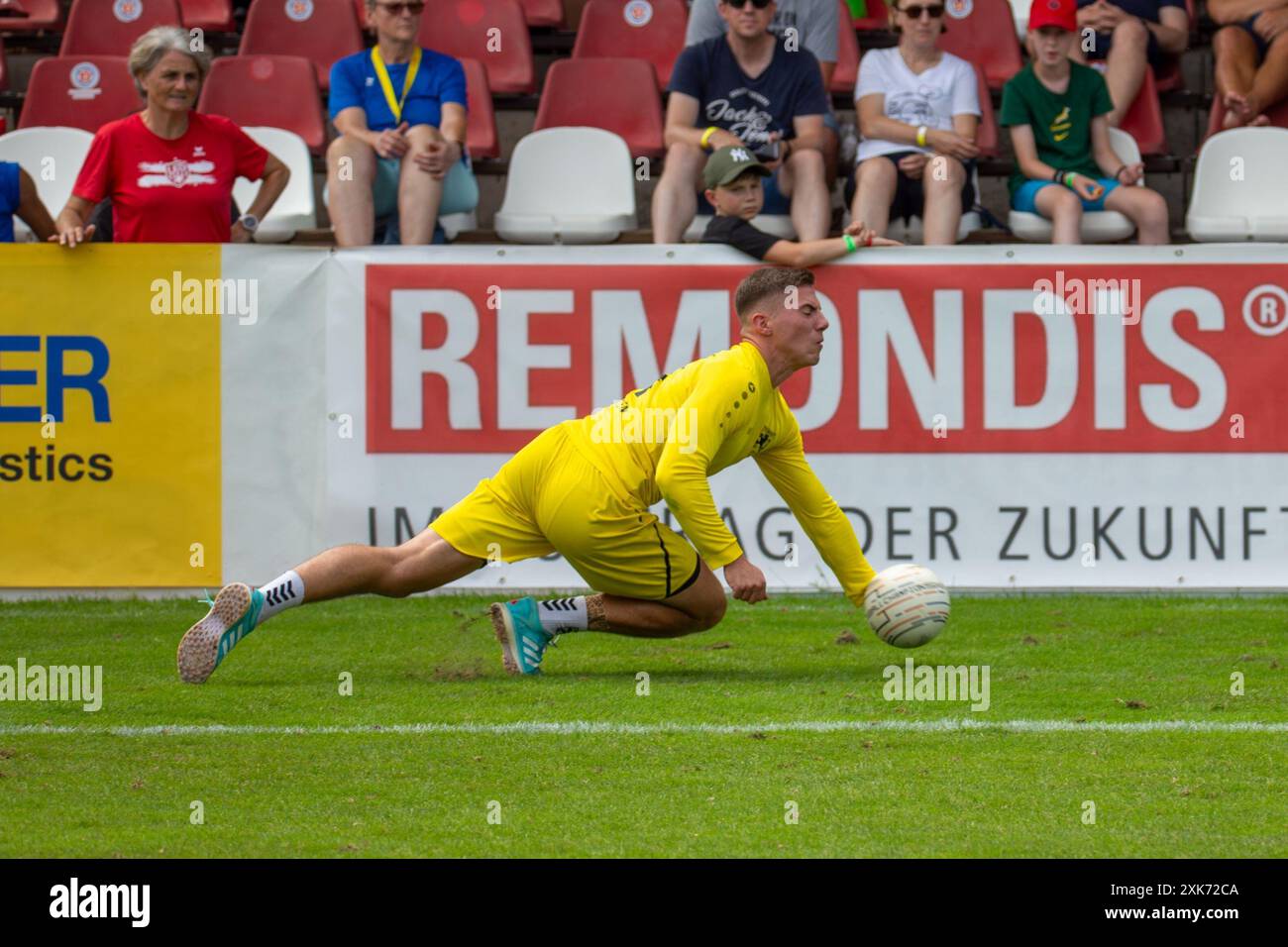 Faustball: TSV Pfungstadt gegen Union Tigers Vöcklabruck (IFA 2024 ...