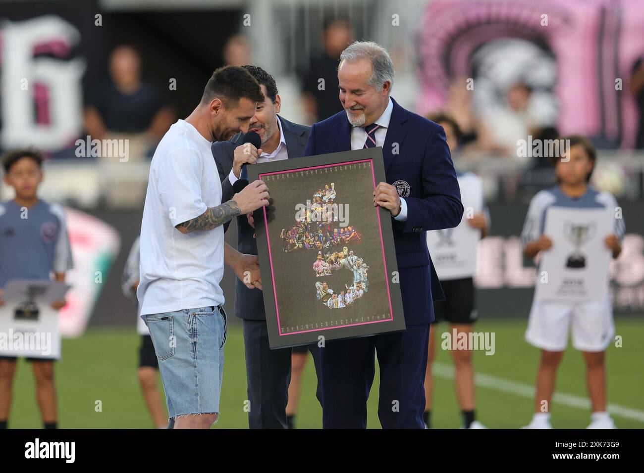Fort Lauderdale, USA, 20th July, 2024,Lionel Messi at the Inter Miami ...