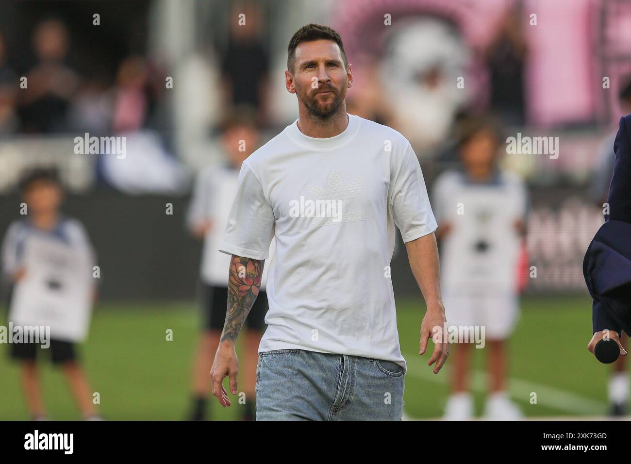 Fort Lauderdale, USA, 20th July, 2024,Lionel Messi at the Inter Miami CF v Chicago FC, MLS game ...