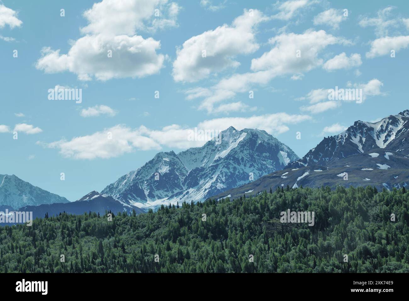 Hiking Alaska’s Matanuska Glacier fed by Mount Marcus Baker in the ...
