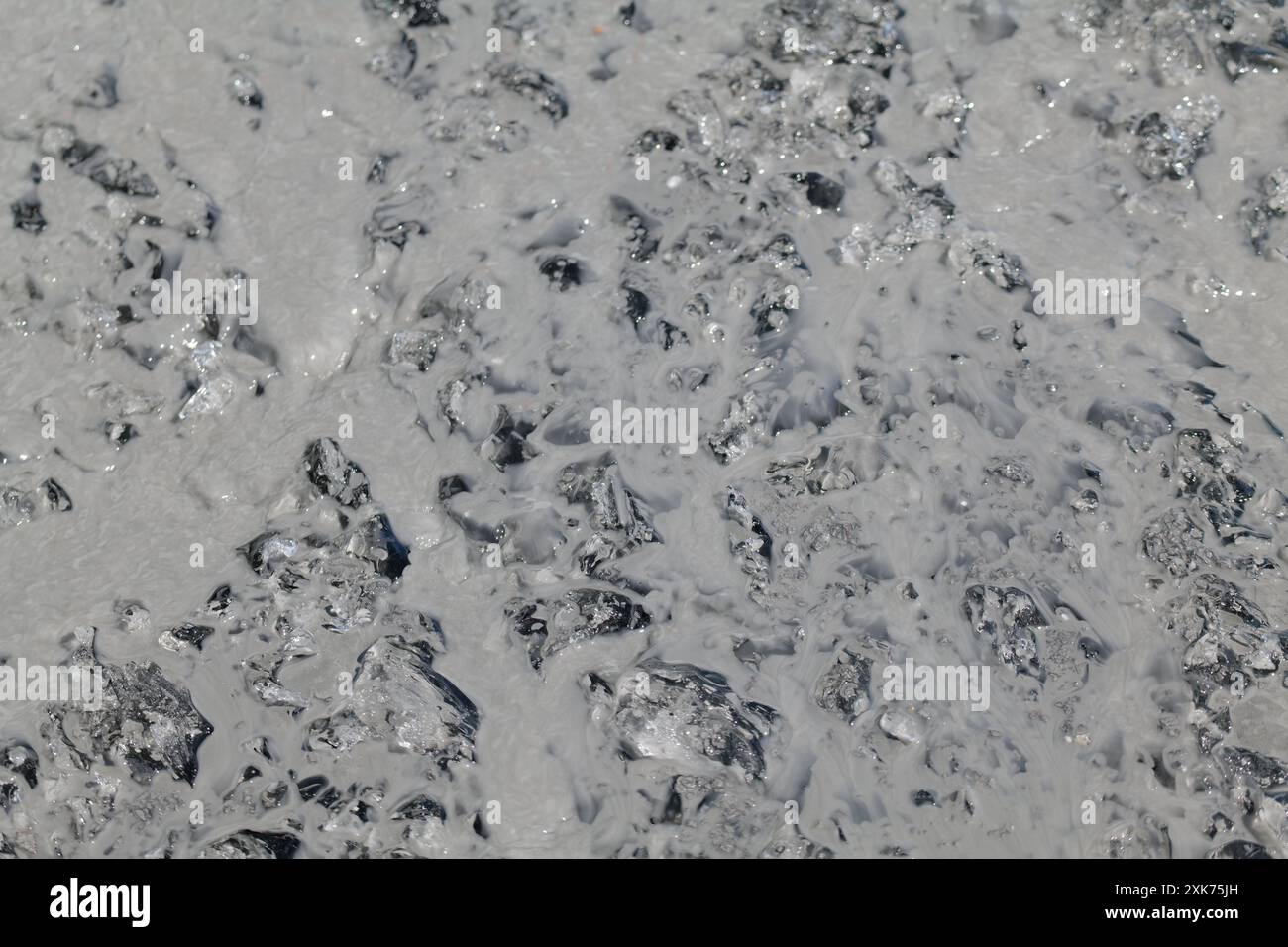 Hiking Alaska’s Matanuska Glacier fed by Mount Marcus Baker in the ...