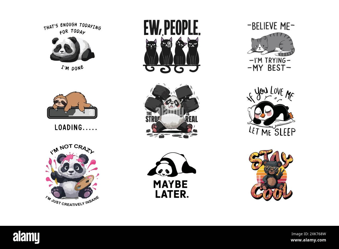 T-shirt designs collection Stock Vector Image & Art - Alamy