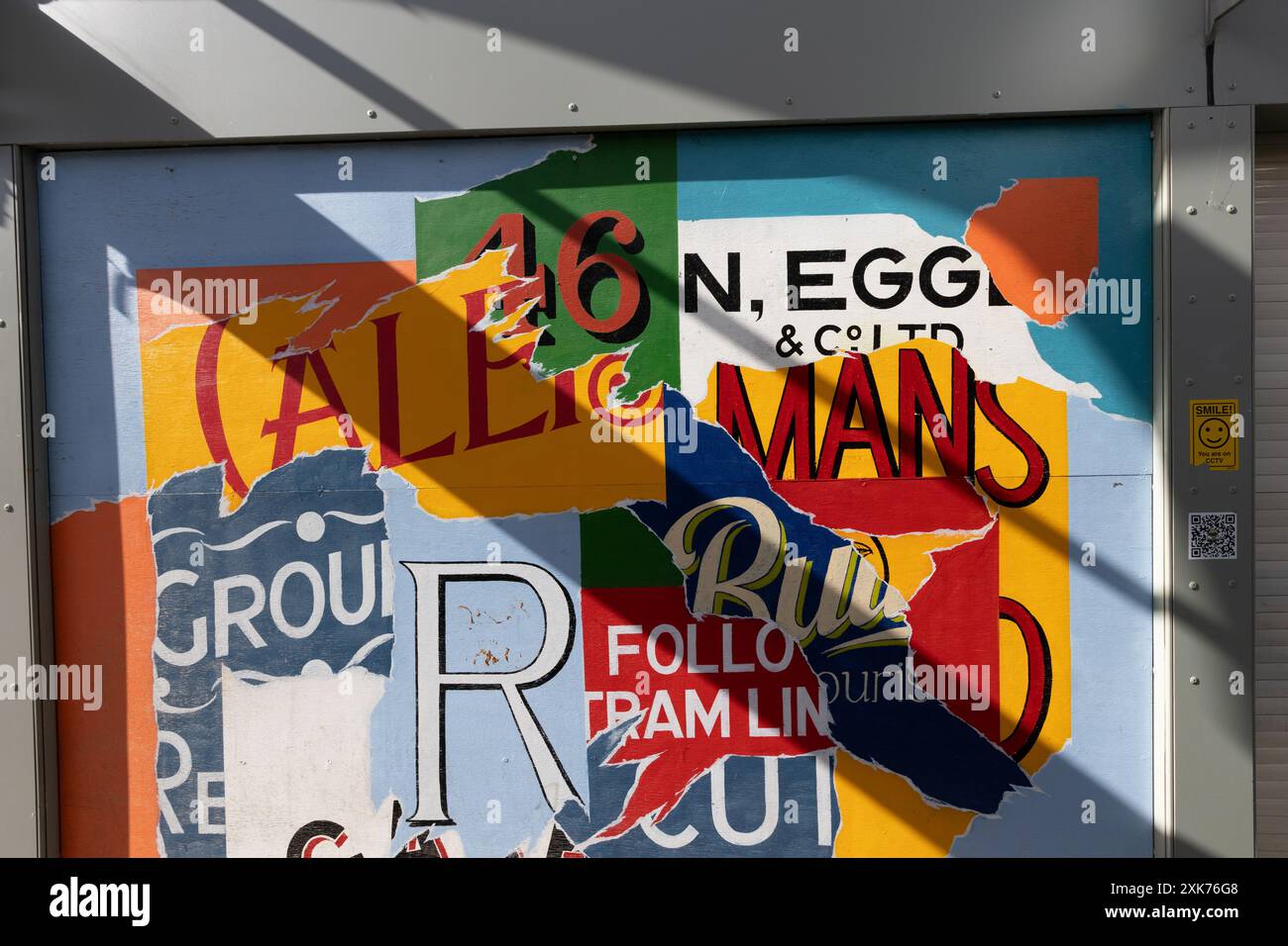 An abstract of a poster of a photomontage of various different posters ...