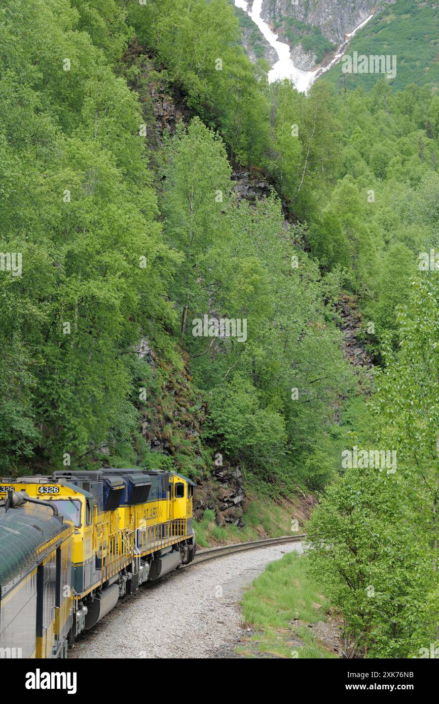 Views of and from the Alaska Railroad’s Denali Star train from ...