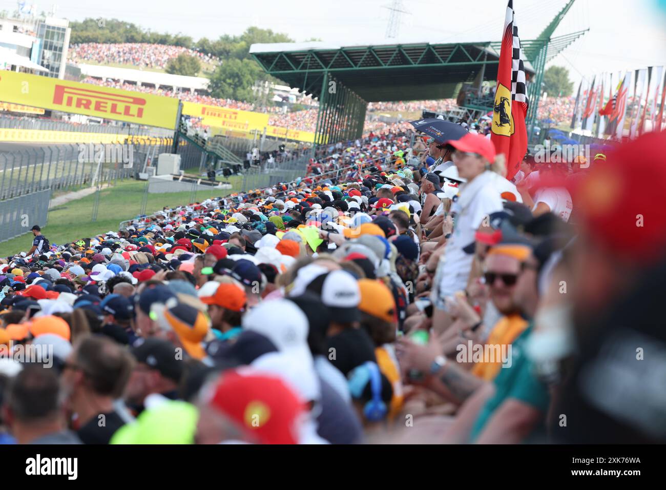 spectators, fans during the Formula 1 Hungarian Grand Prix 2024, 13th ...