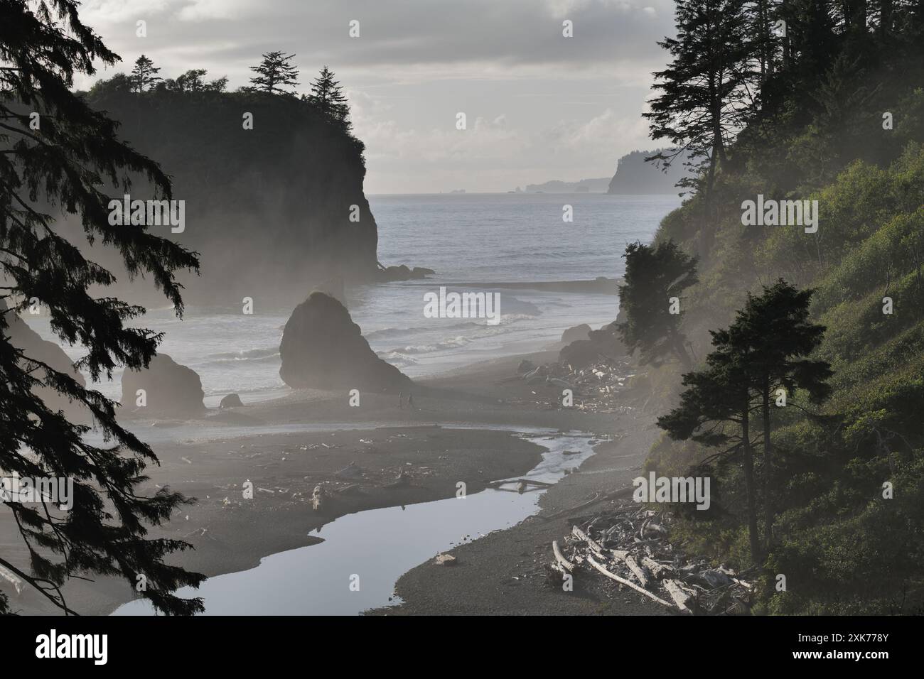 Ruby Beach, along the Pacific Coast of Highway 101 on the Olympic ...