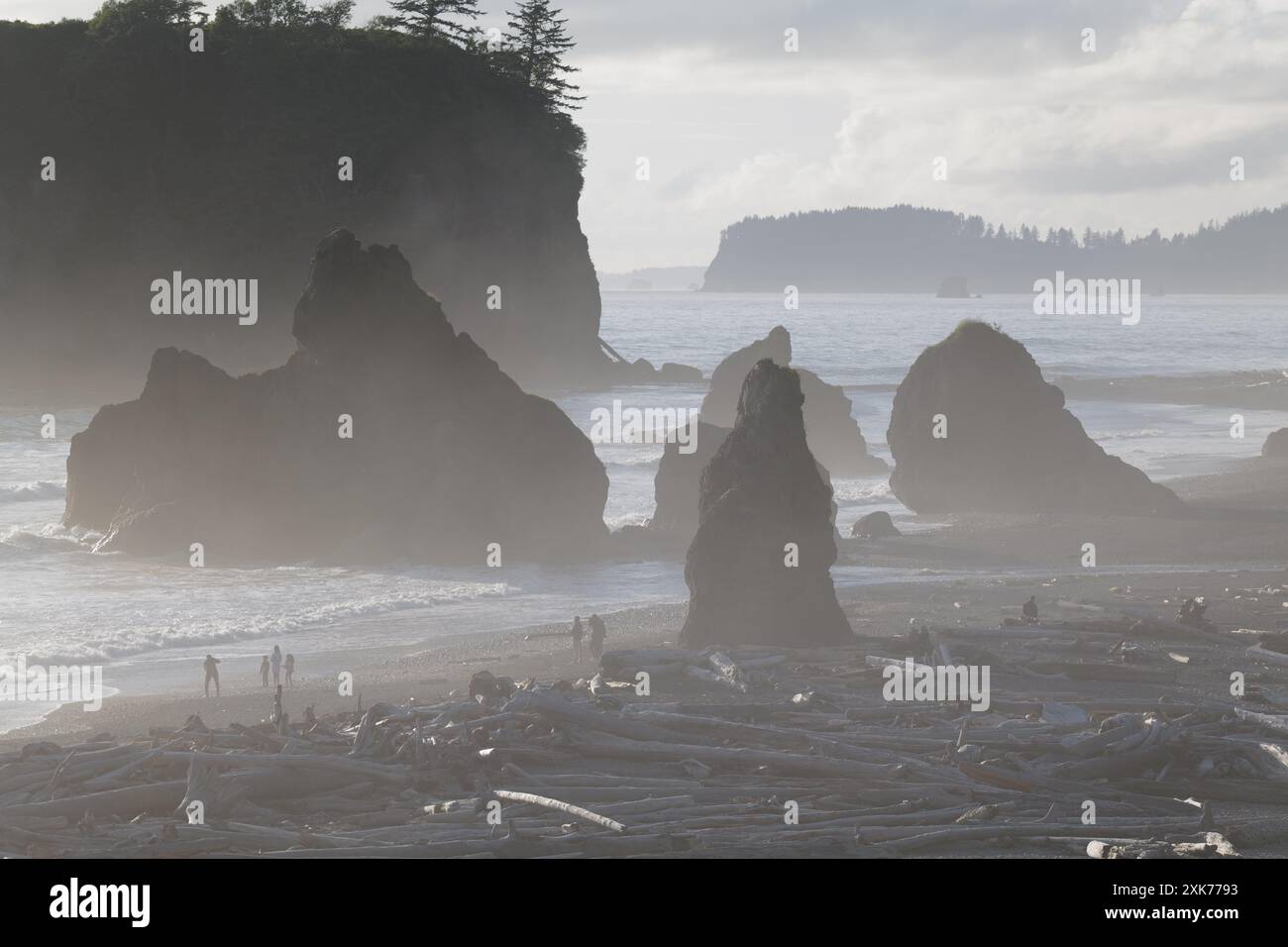 Ruby Beach, along the Pacific Coast of Highway 101 on the Olympic ...