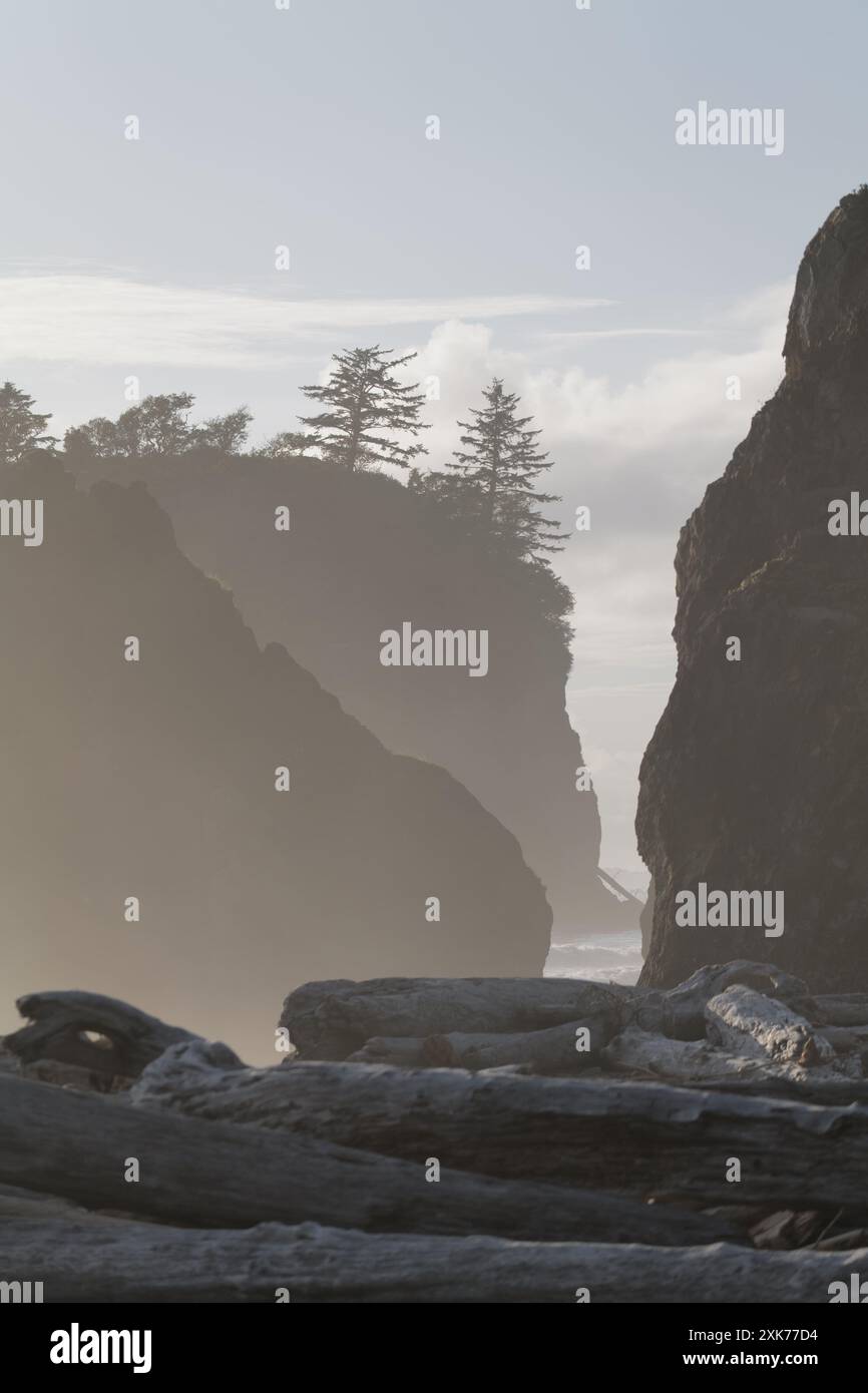 Ruby Beach, along the Pacific Coast of Highway 101 on the Olympic ...