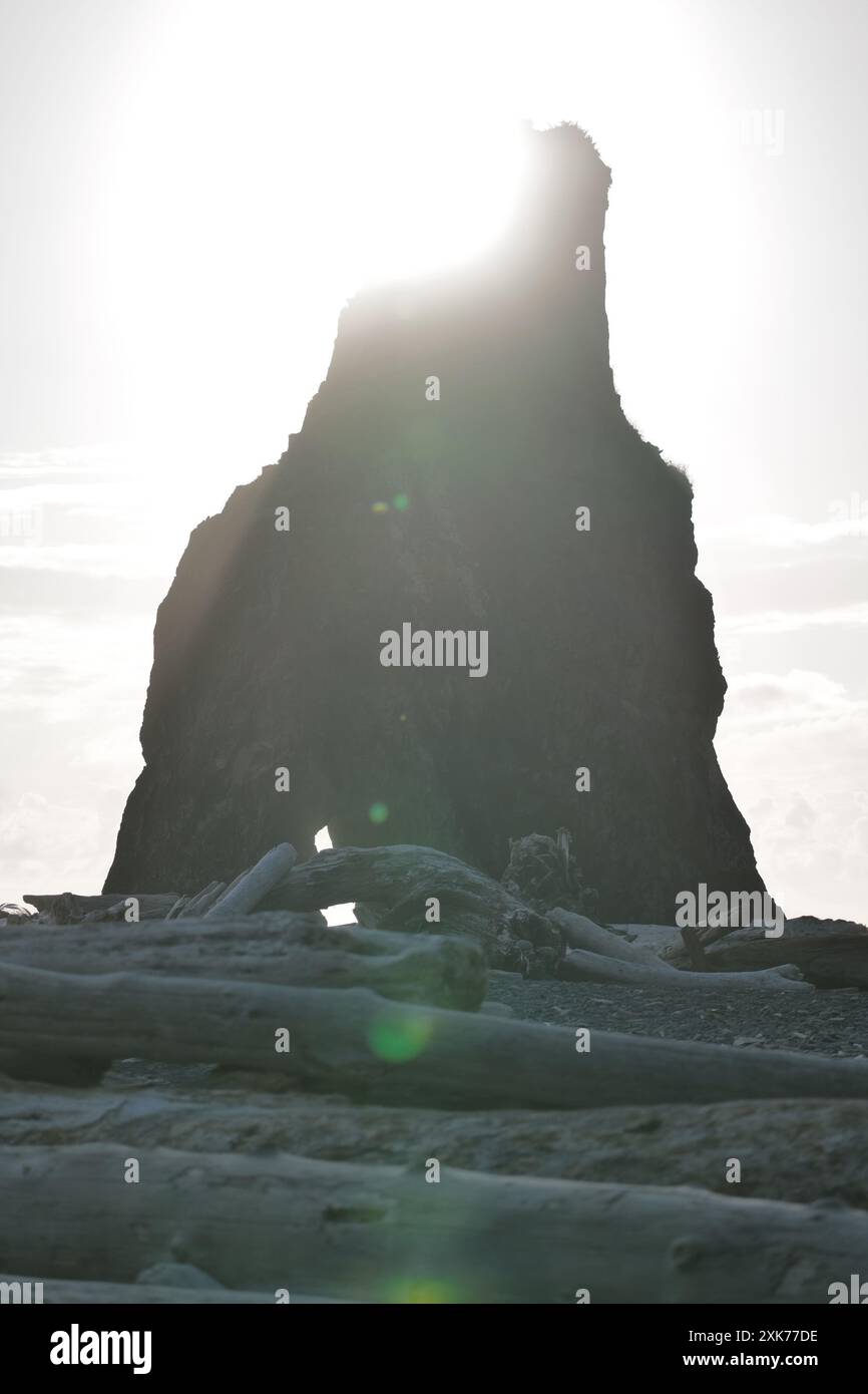 Ruby Beach, along the Pacific Coast of Highway 101 on the Olympic ...