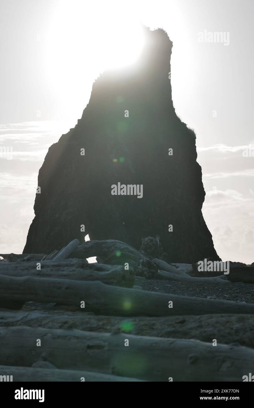Ruby Beach, along the Pacific Coast of Highway 101 on the Olympic ...