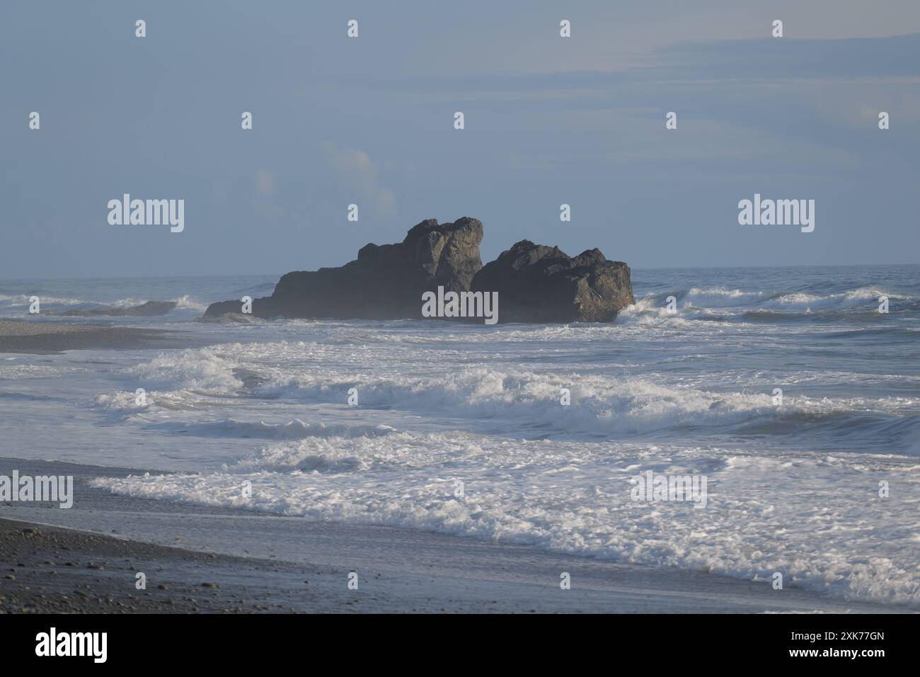 Ruby Beach, along the Pacific Coast of Highway 101 on the Olympic Peninsula in Olympic National ...