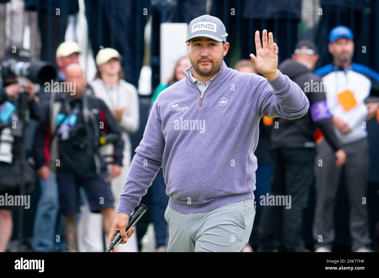 Troon, Scotland, UK. 21st July 2024. Round Four of the 152nd Open ...