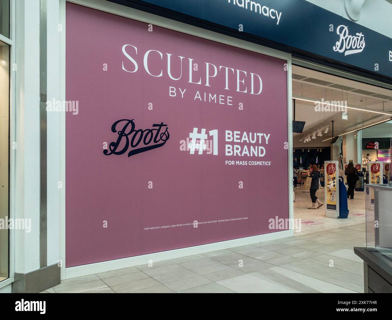 Sculpted By Aimee Display At Boots Store In Liffey Valley Shopping ...