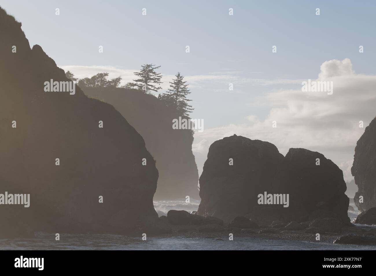 Ruby Beach, along the Pacific Coast of Highway 101 on the Olympic ...