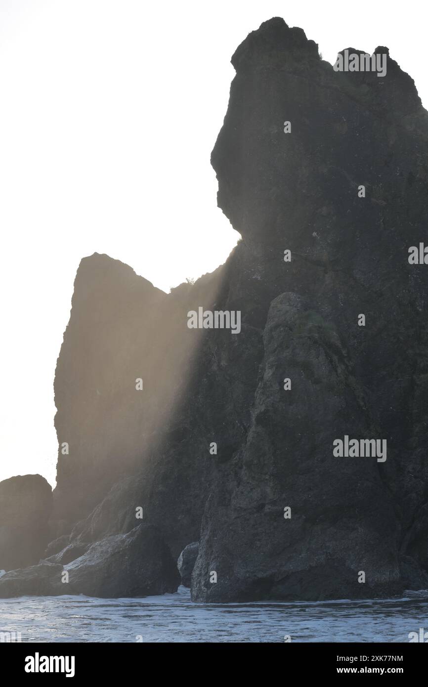 Ruby Beach, along the Pacific Coast of Highway 101 on the Olympic ...