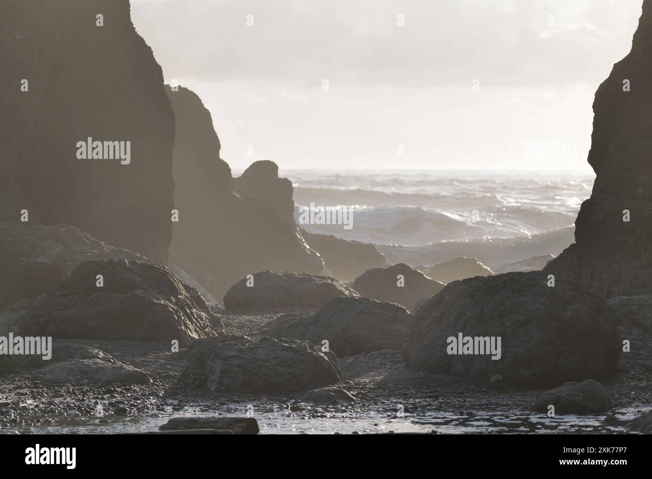 Ruby Beach, along the Pacific Coast of Highway 101 on the Olympic ...