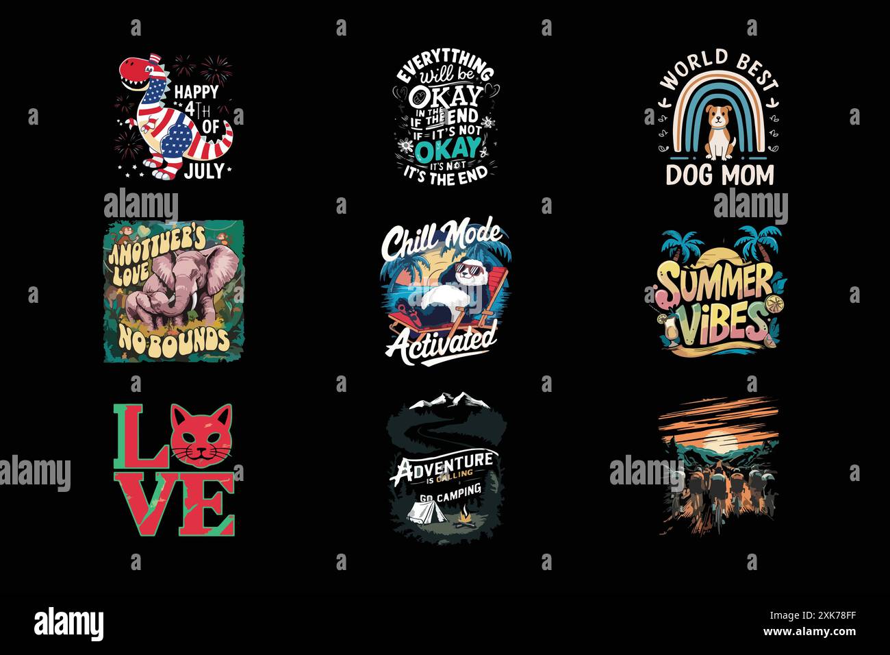 African inspired designs Stock Vector Images - Alamy