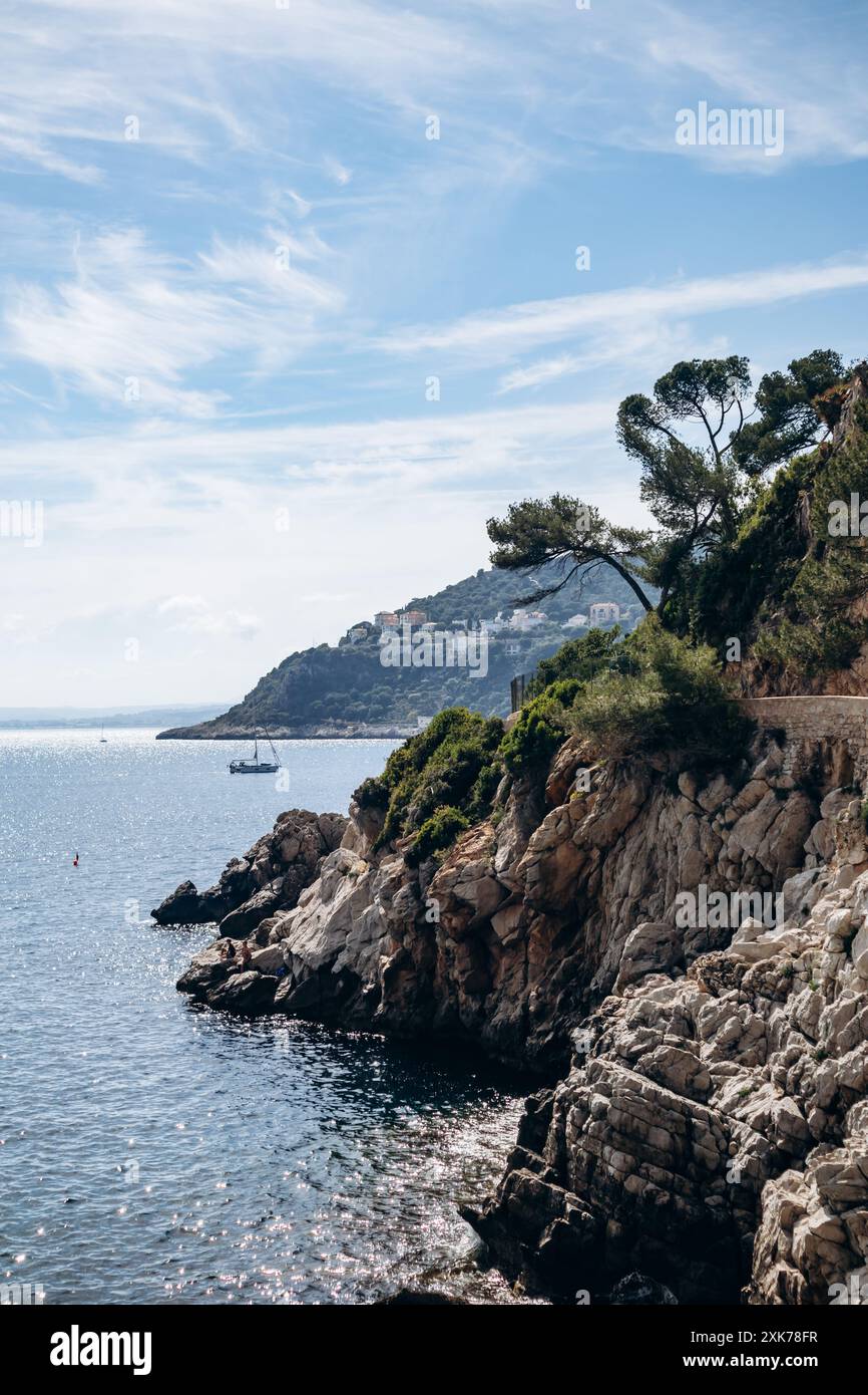 Stunning views of the Saint Jean Cap Ferrat peninsula on the French ...