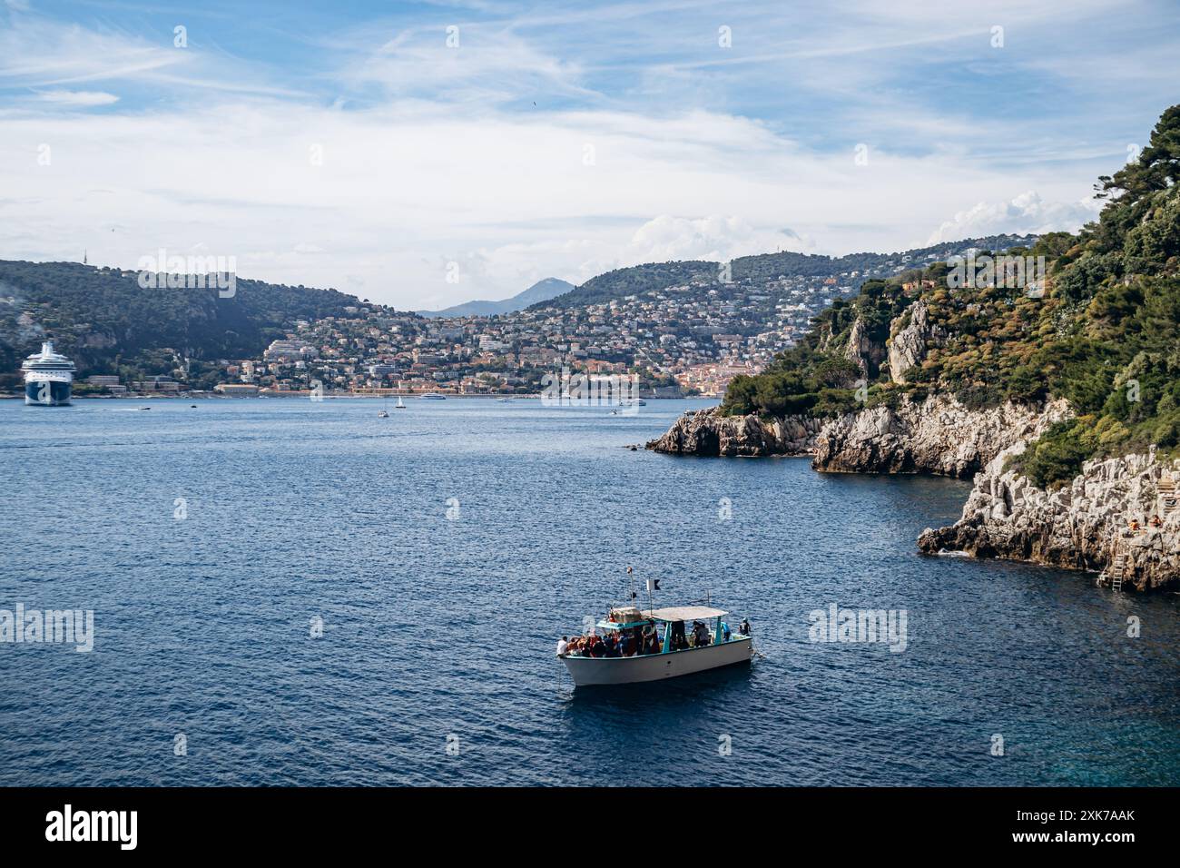 Stunning views of the Saint Jean Cap Ferrat peninsula on the French ...