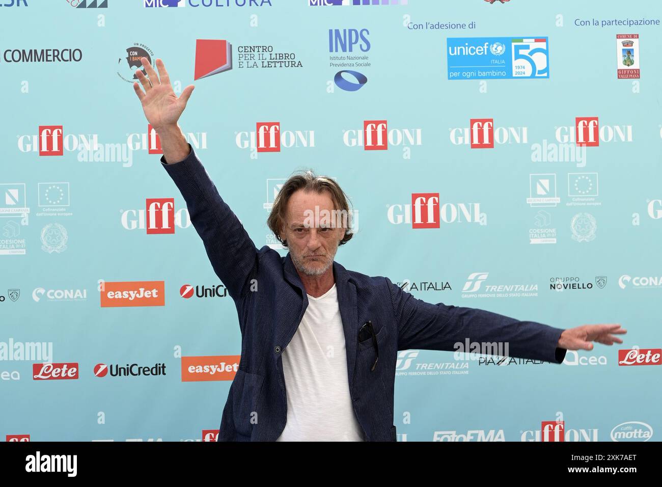 Giffoni Valle Piana, Italy. 21st July, 2024. Massimiliano Rossi attends ...