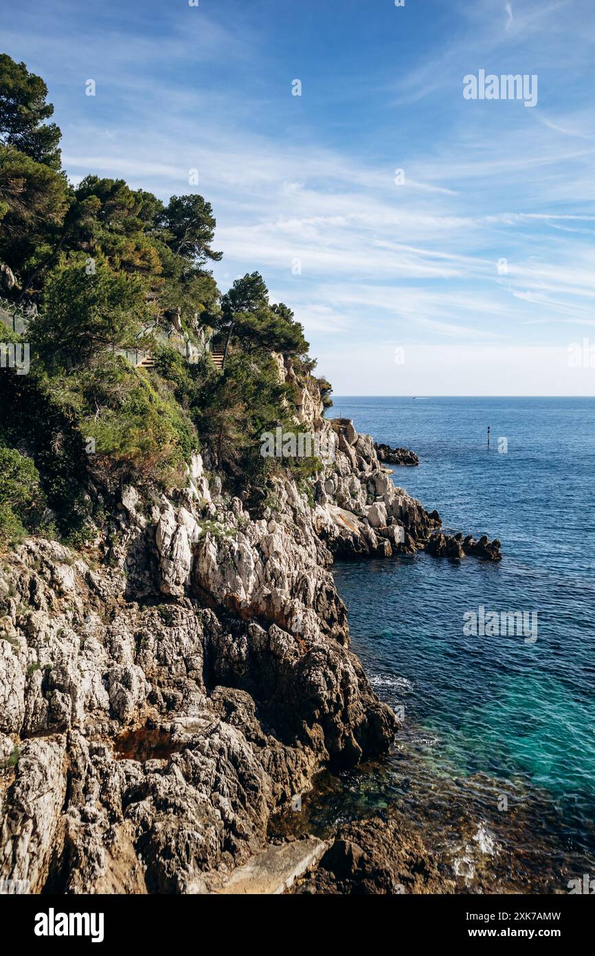 Stunning views of the Saint Jean Cap Ferrat peninsula on the French ...