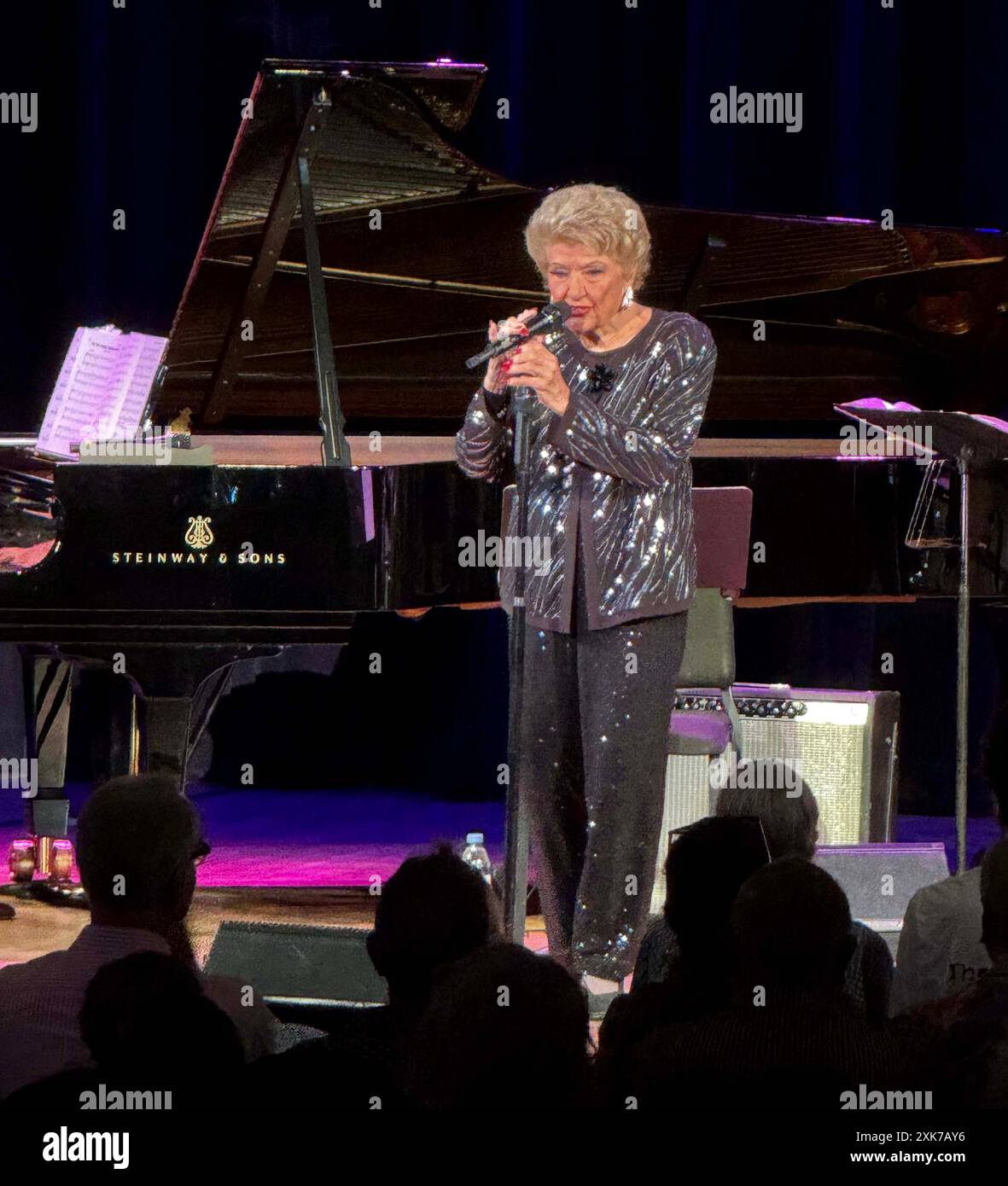 July 20, 2024, New York, New York, USA: Legendary jazz singer MARILYN ...