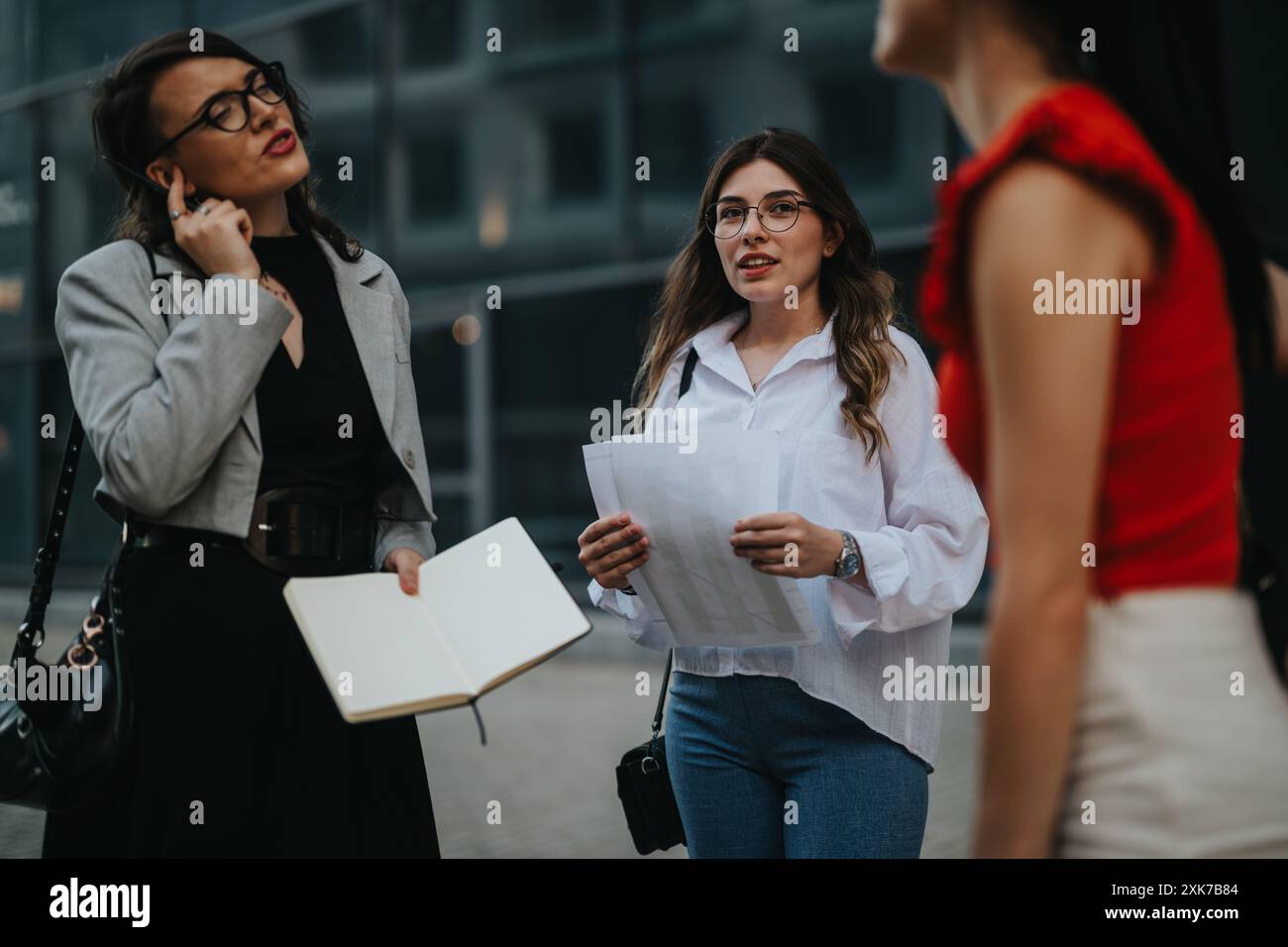 Collaboration documents project management hi-res stock photography and ...