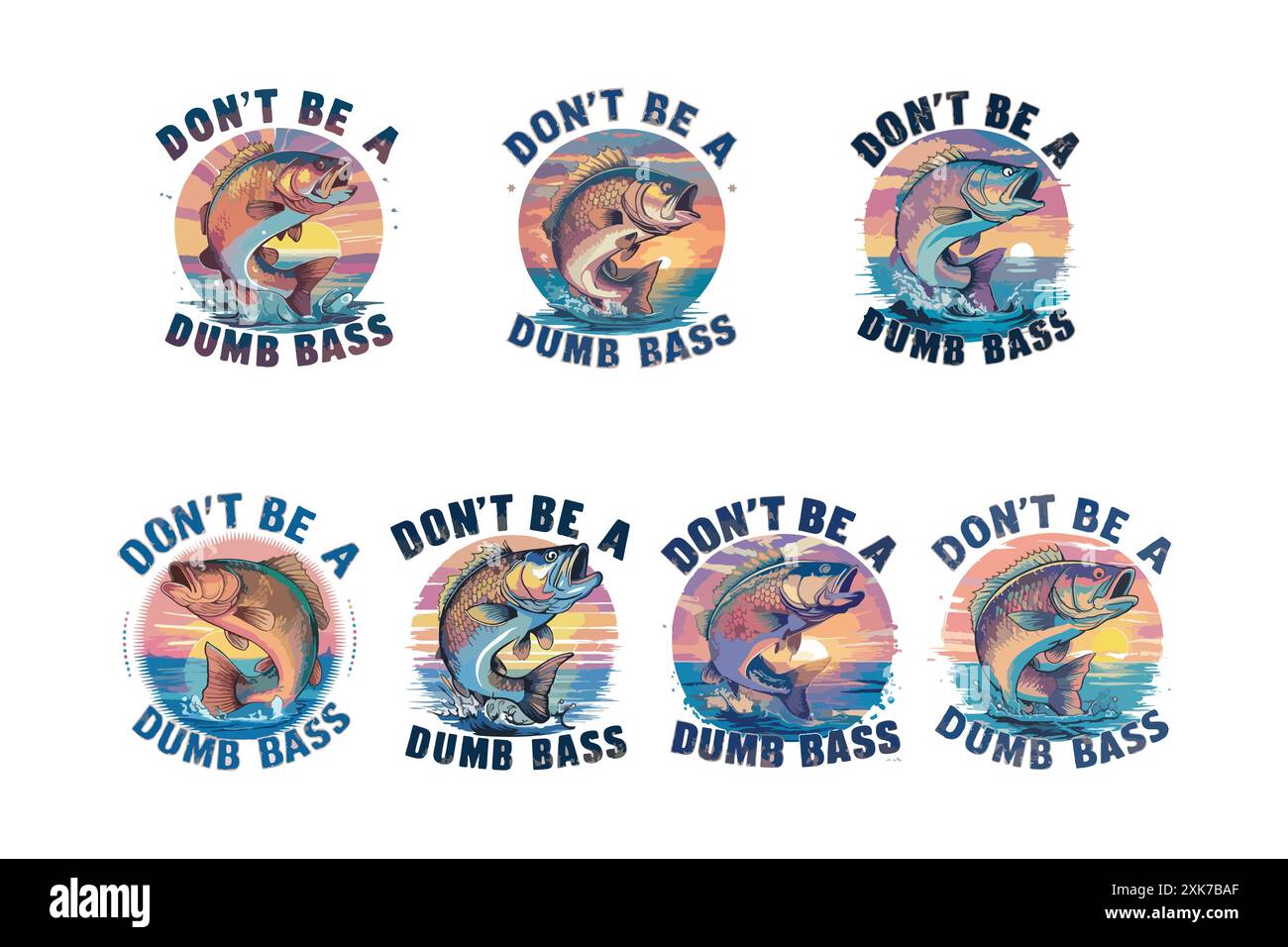 Don’t be a Dumb bass T-Shirt designs set Stock Vector Image & Art - Alamy