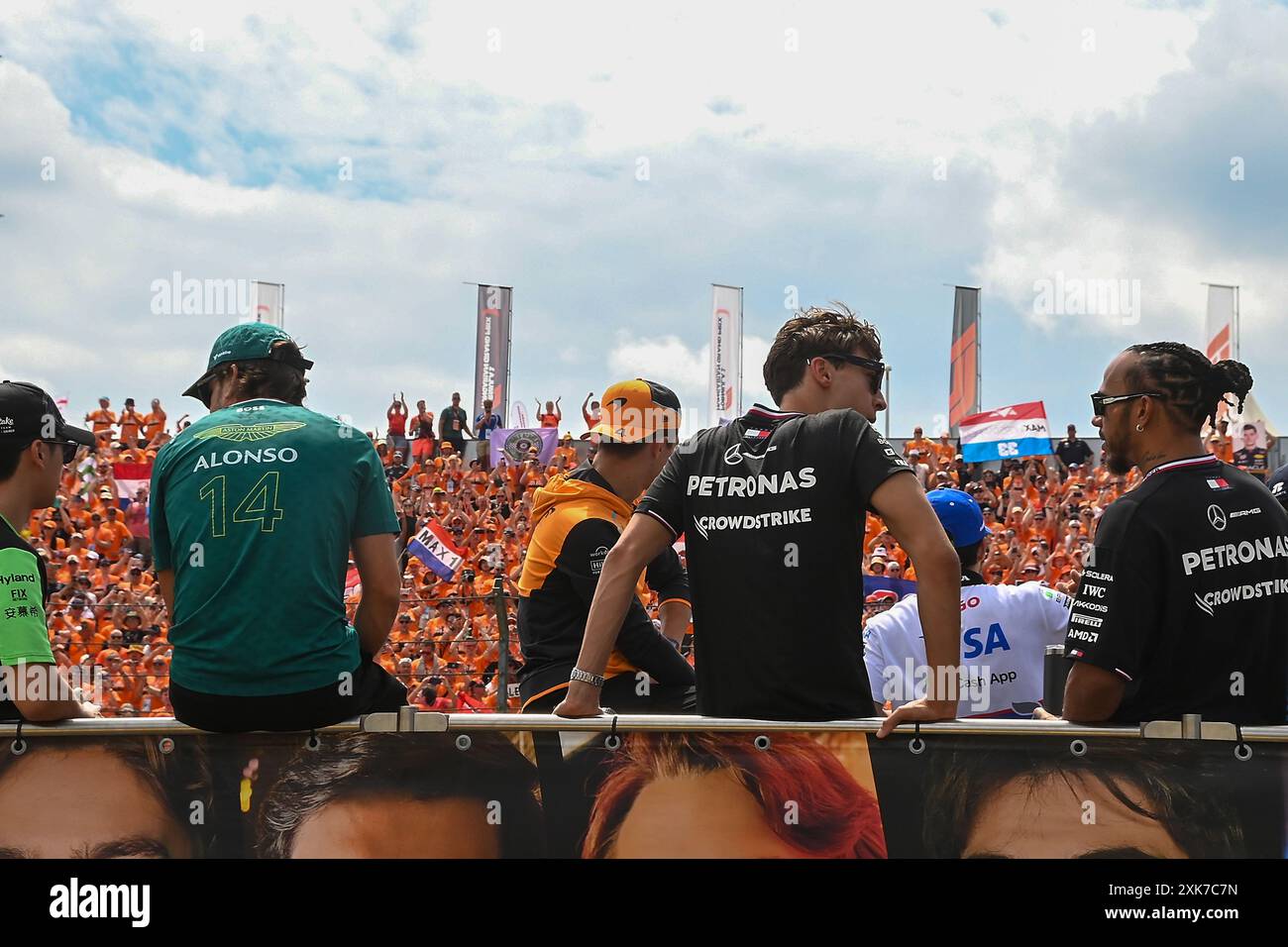 Driver Parade before the race during Raceday on Sunday, July 21, of Formula 1 Hungarian Grand ...