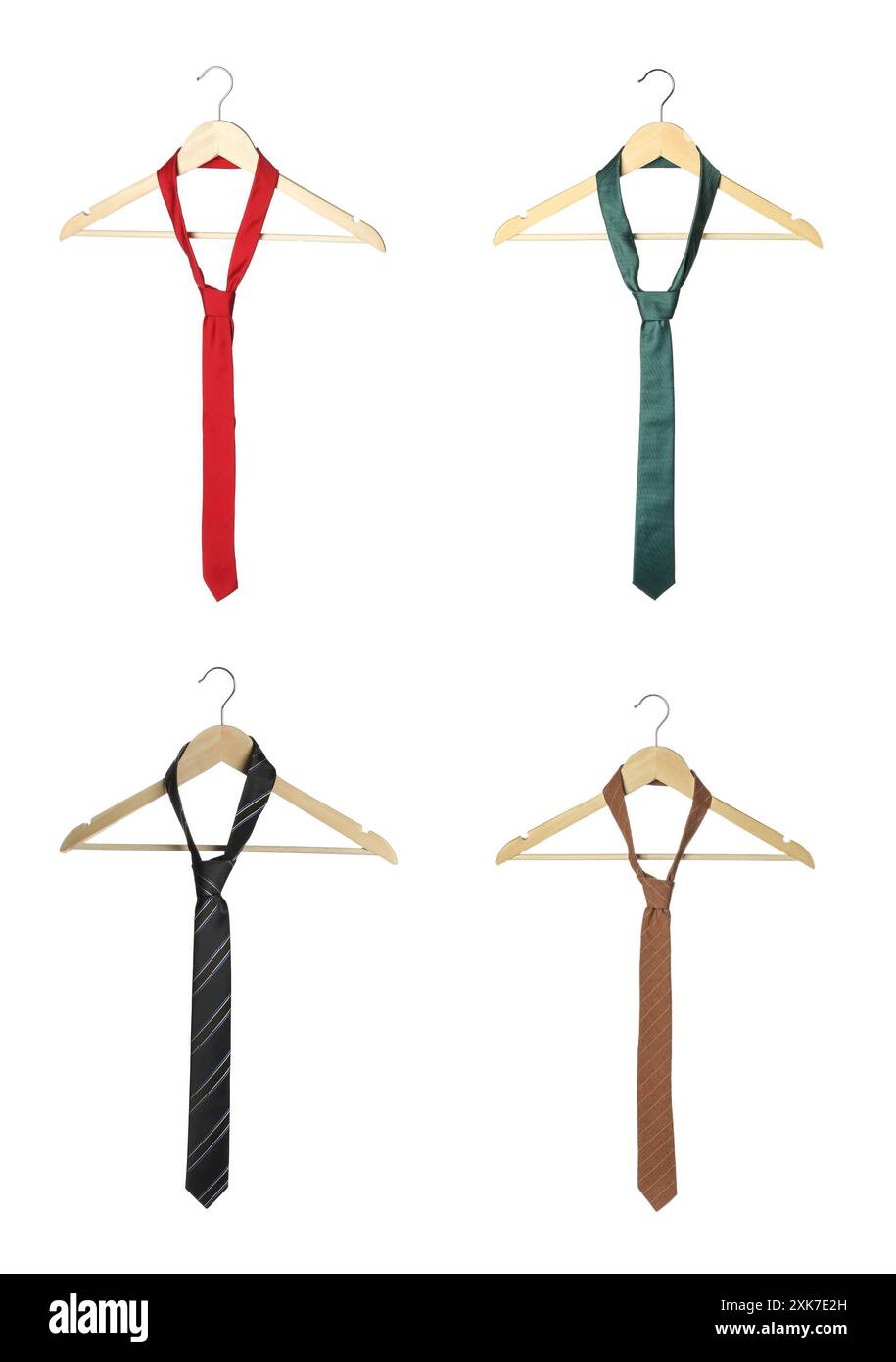 Many different ties isolated on white, set Stock Photo - Alamy