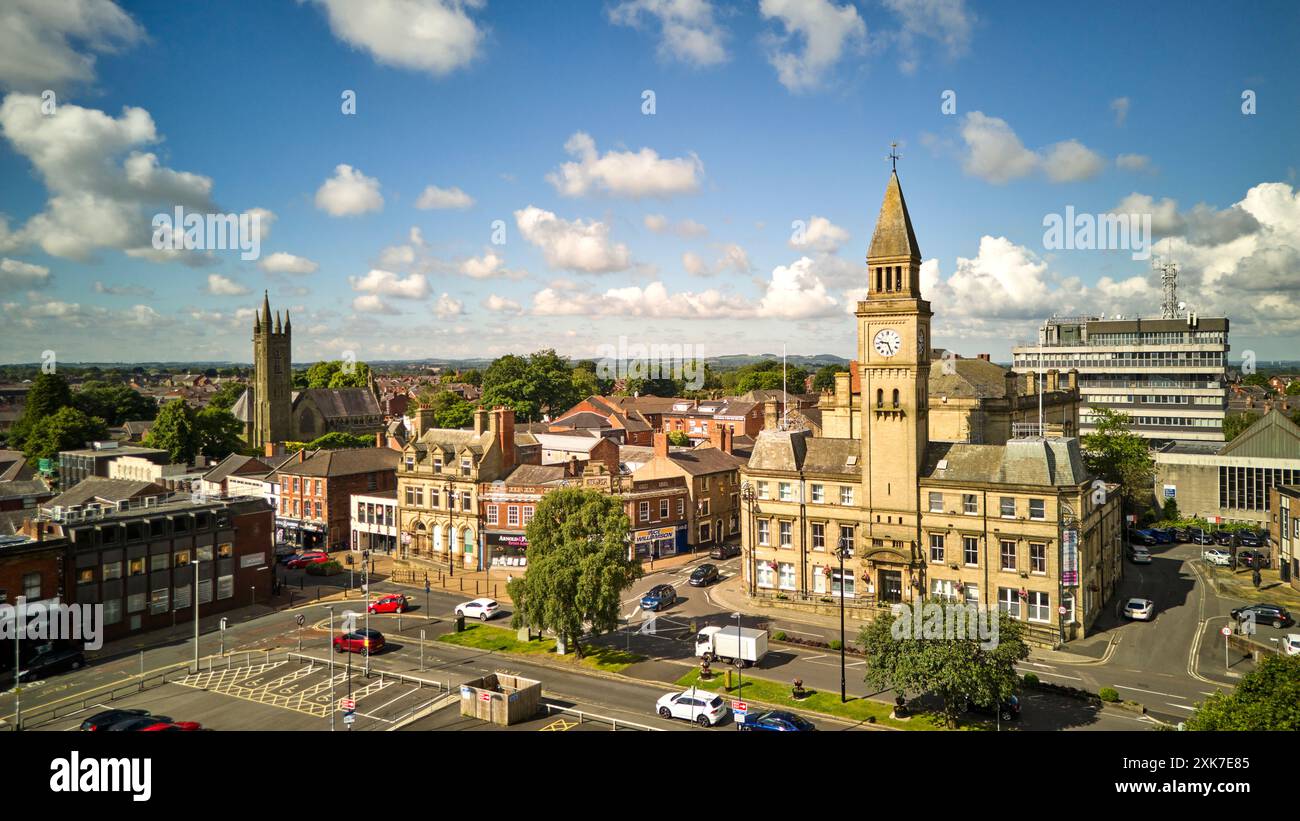 Chorley Lancashire the town hall in the town centre Stock Photo - Alamy