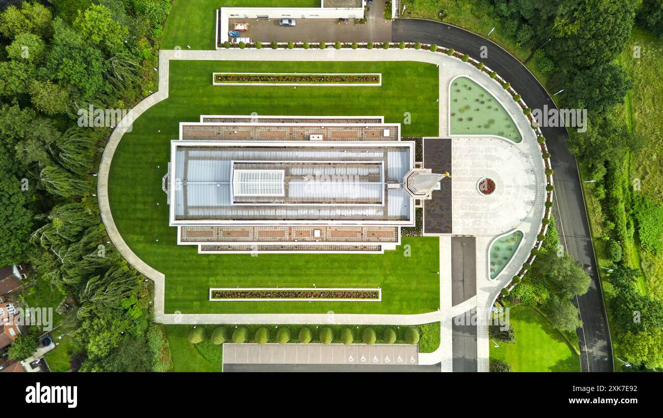 Chorley Lancashire and the a6 road with Preston England Temple Stock ...