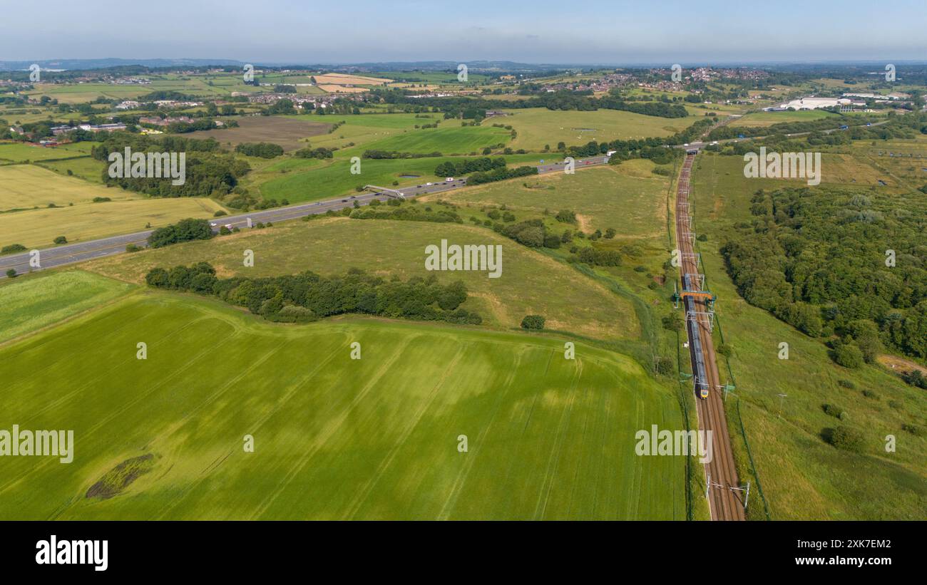 M61 motorway hi-res stock photography and images - Alamy