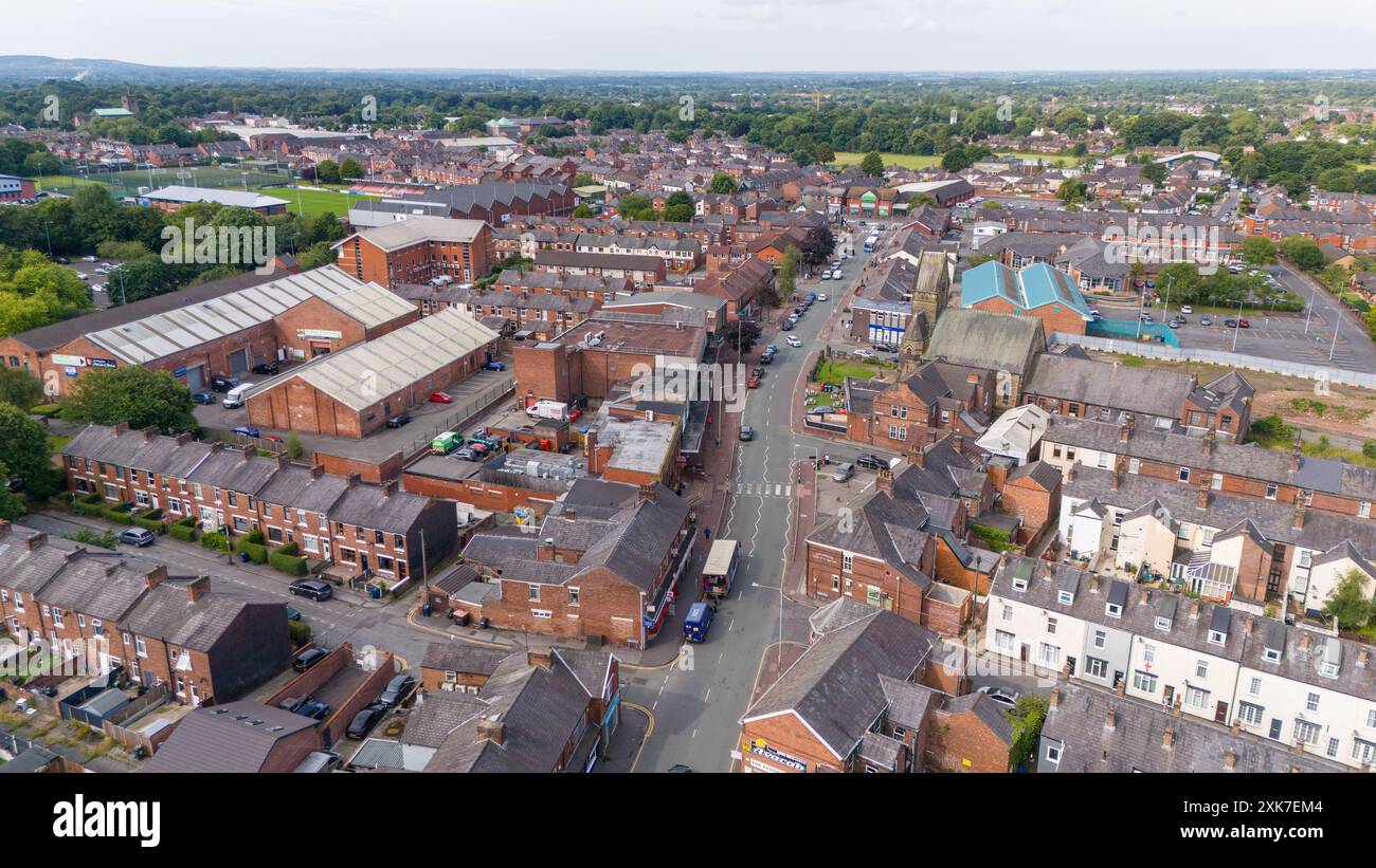 Leyland town centre, Hough Lane Stock Photo - Alamy