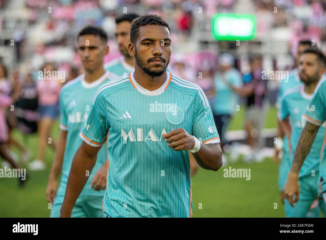 Fort Lauderdale, USA, 20th July, 2024,Yannick Bright looks on.Inter ...