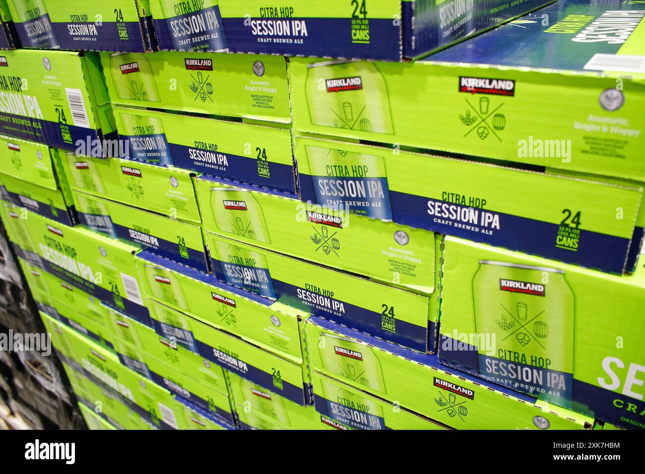 Los Angeles, California, United States - 04-06-2021: A view of several ...